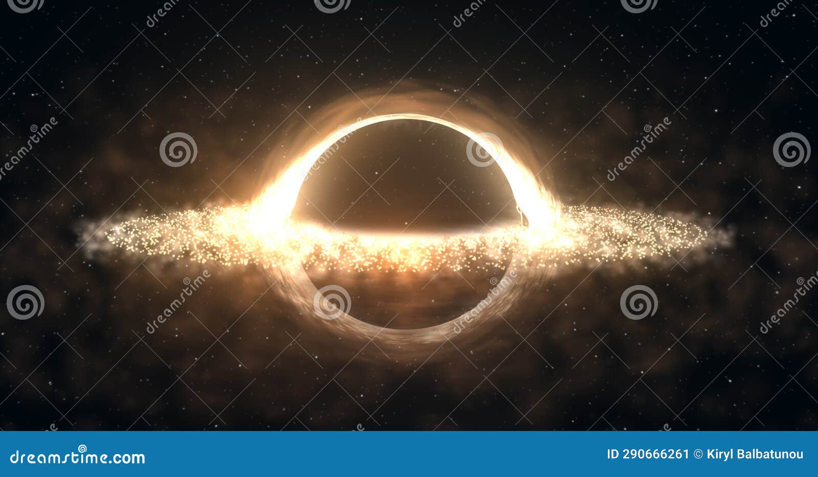 Bright Black Hole in Open Space with Spinning Energy Particles, Cosmic ...