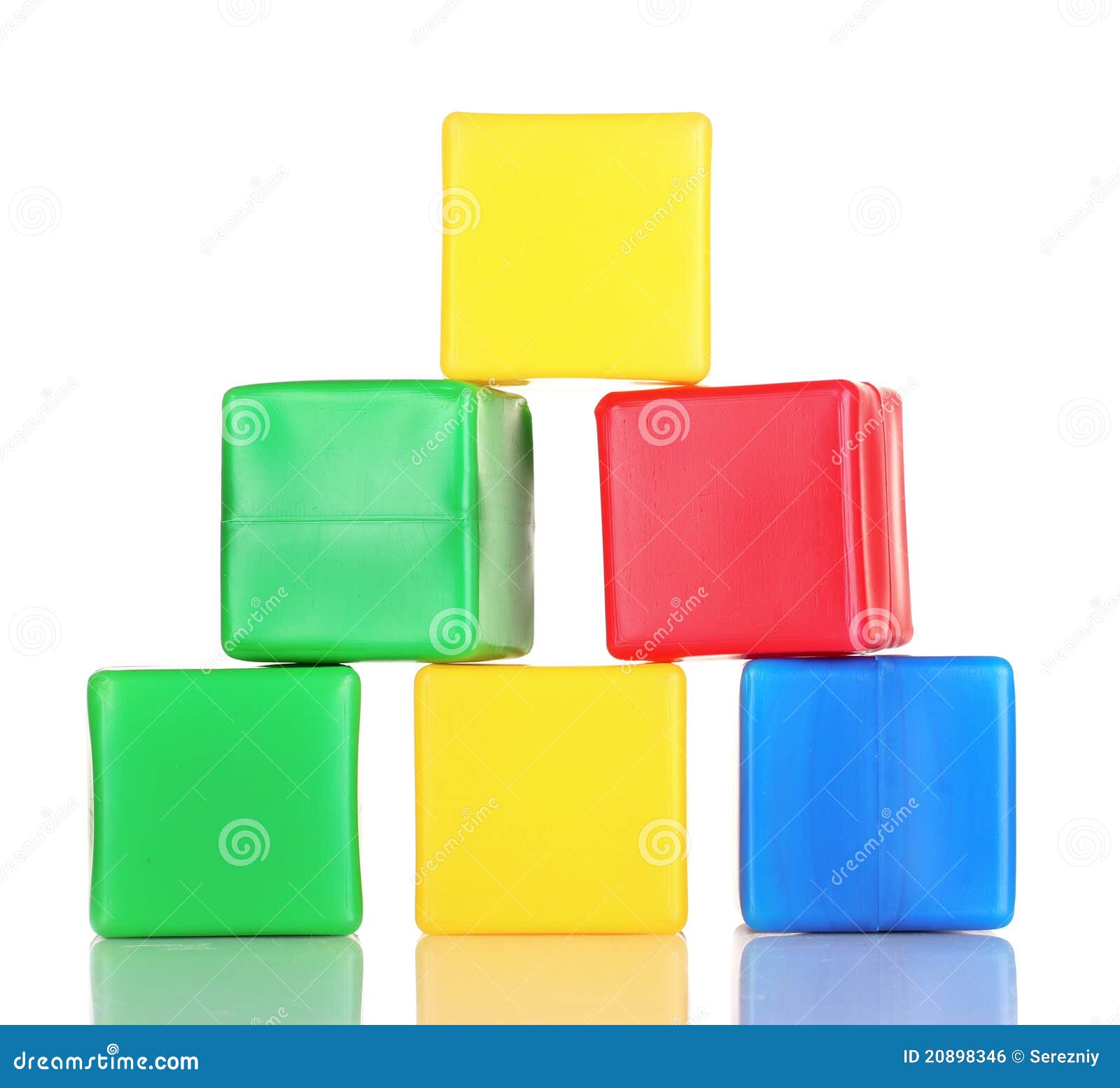 Bright blocks on white stock photo. Image of little, bright - 20898346