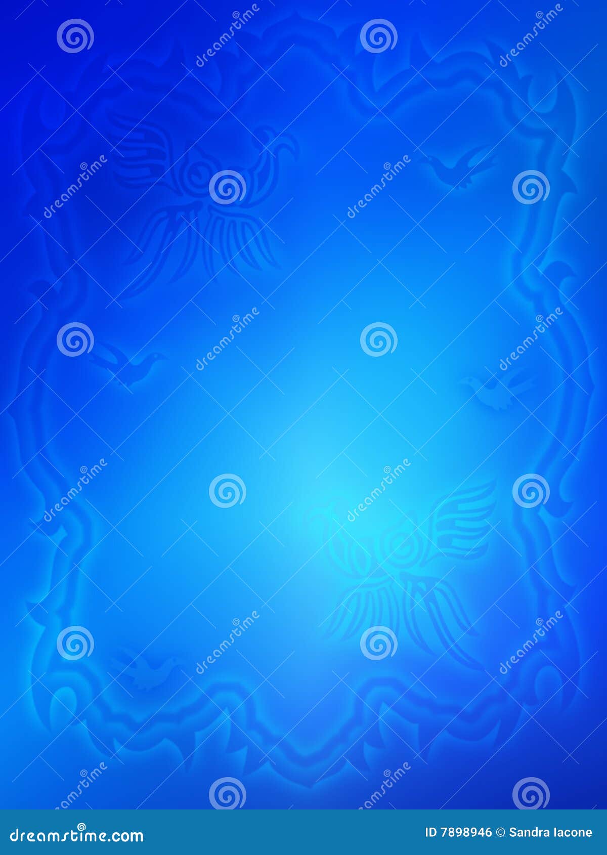 Bright Blue Abstract Background Stock Illustration - Illustration of ...