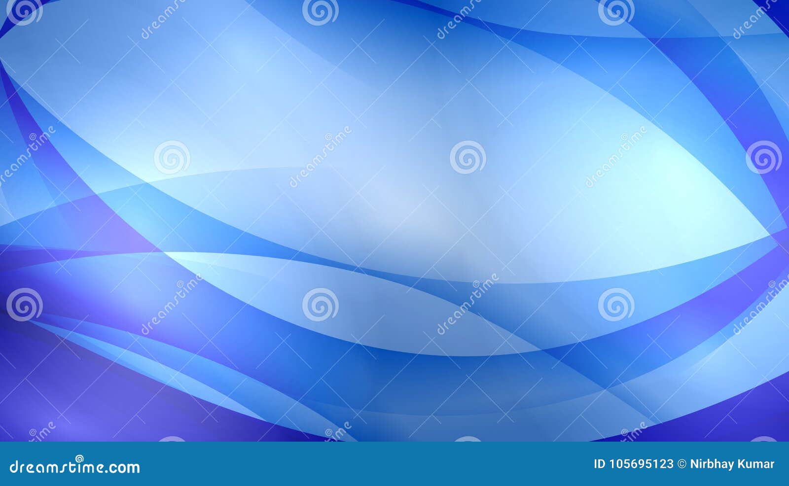 Bright Blue Abstract Background Shining Light Stock Vector ...