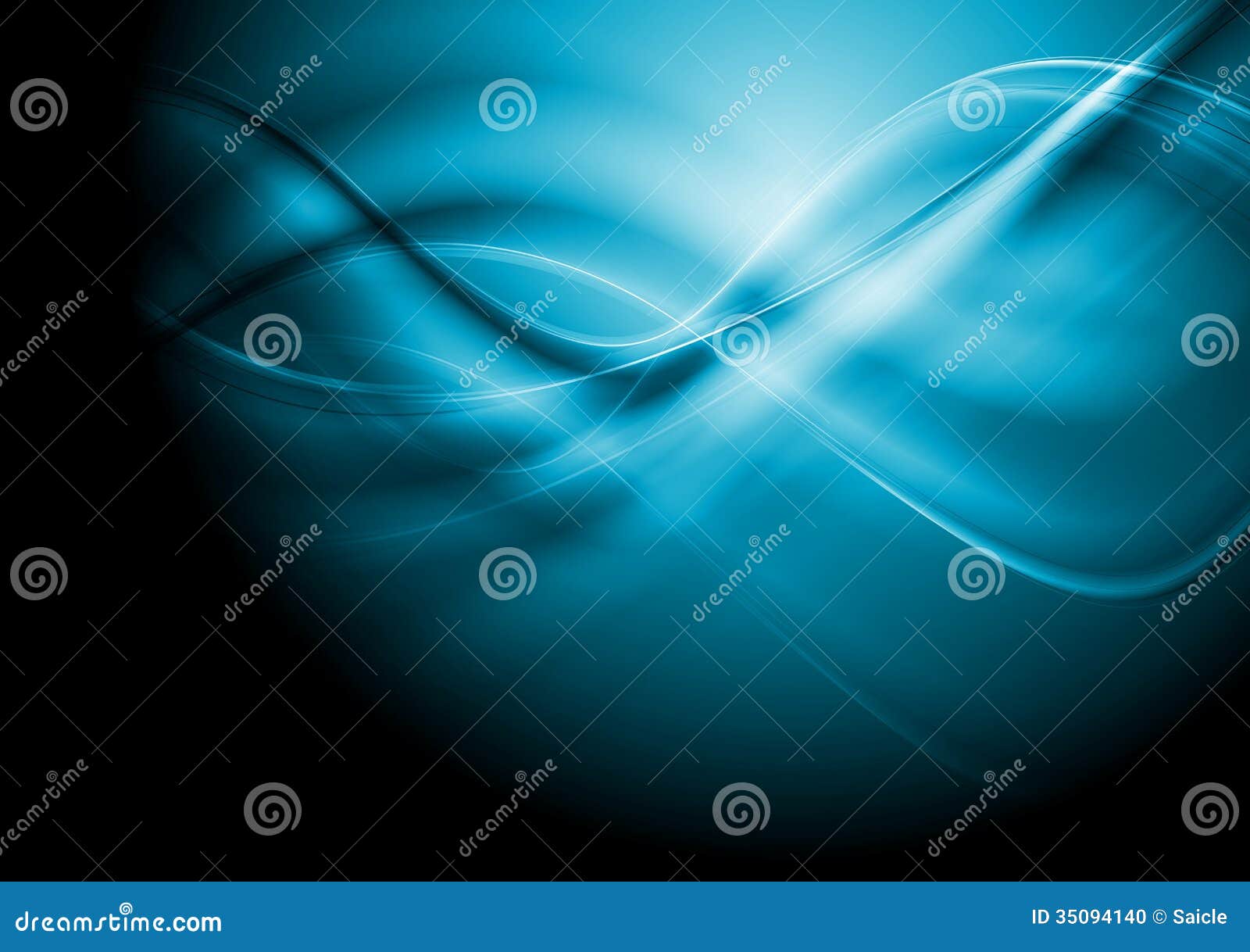 Bright Blue Abstract Background Stock Vector - Illustration of abstract ...