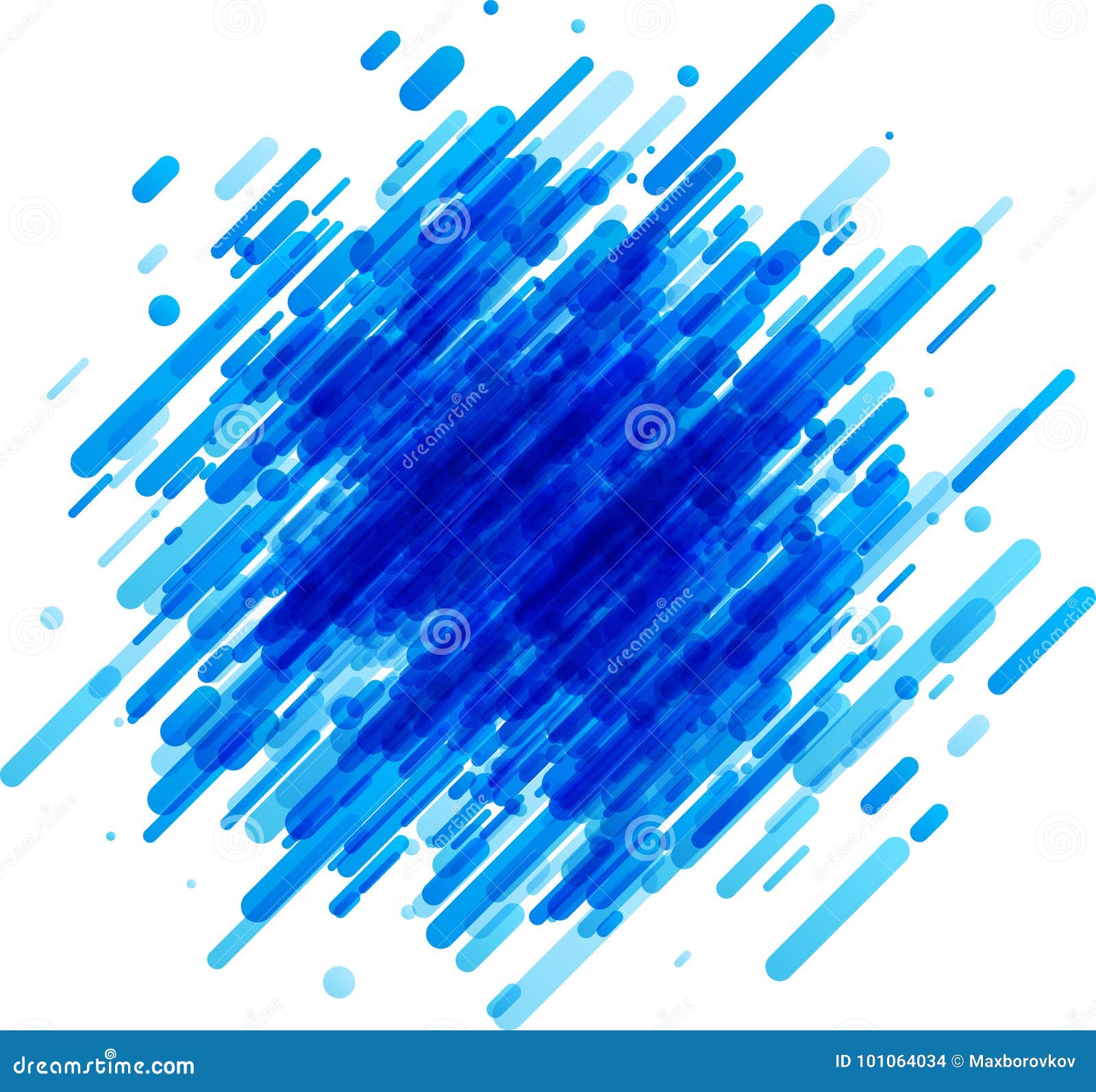 Bright Blue Background on White. Stock Vector - Illustration of party ...