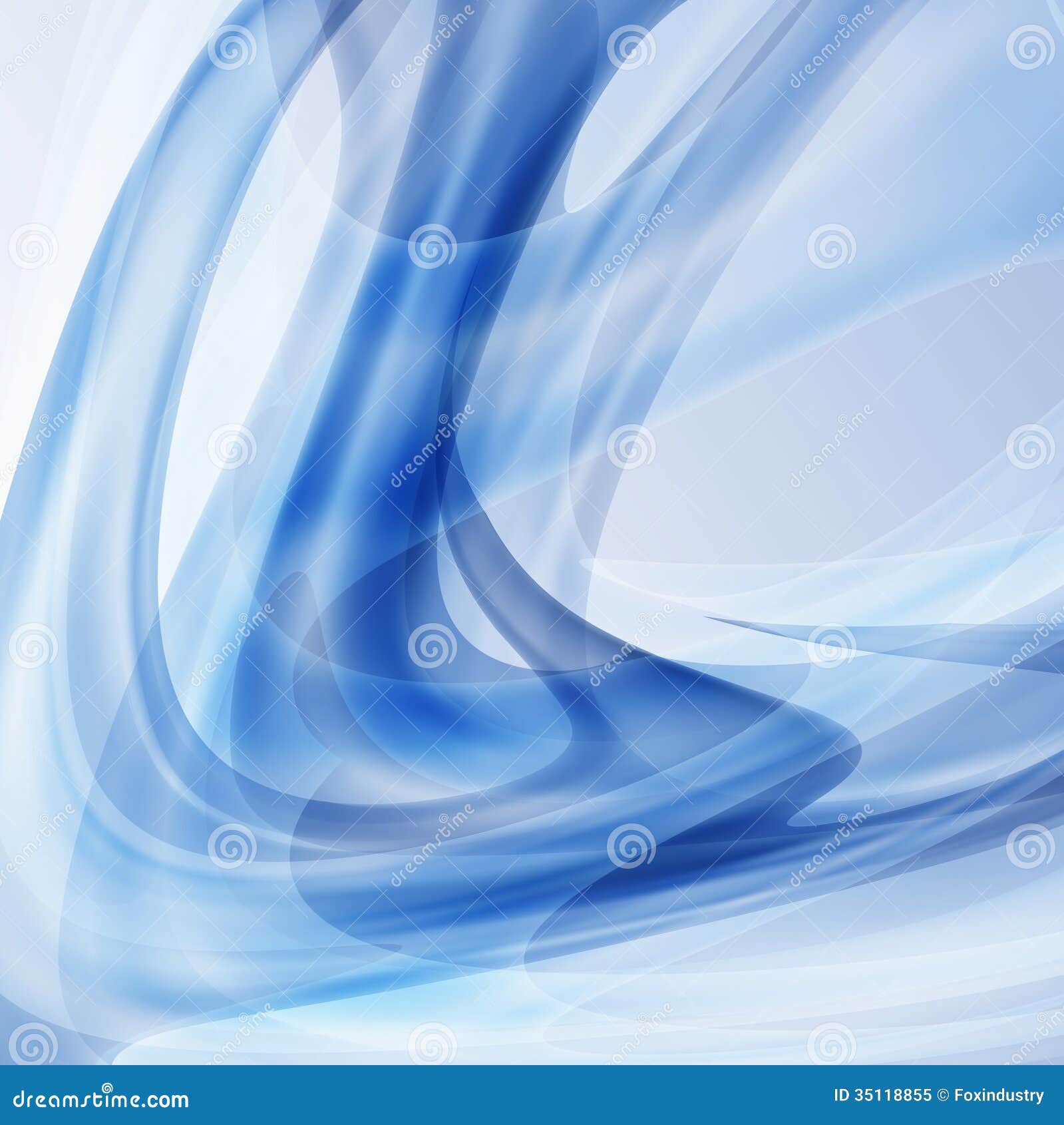 Bright Blue Abstract Lines Illustration Background Stock Vector ...