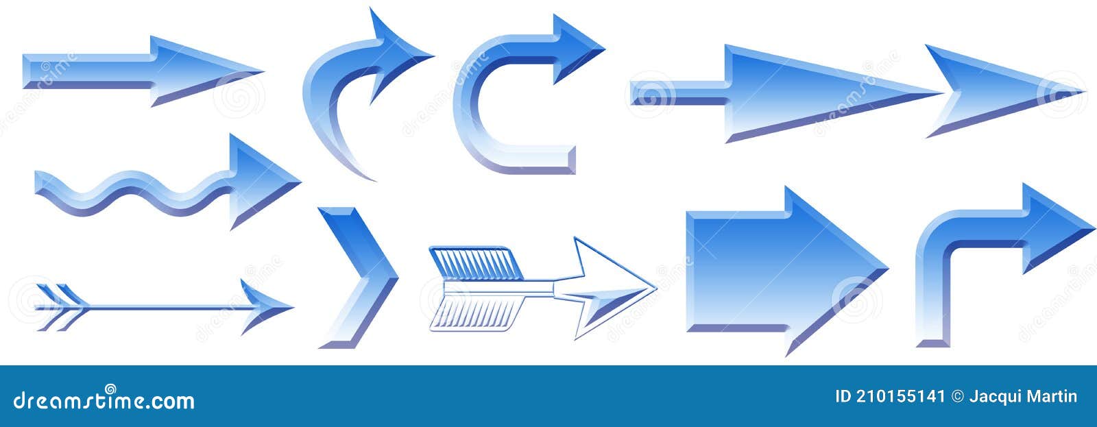 Bright blue arrows stock illustration. Illustration of folder - 210155141