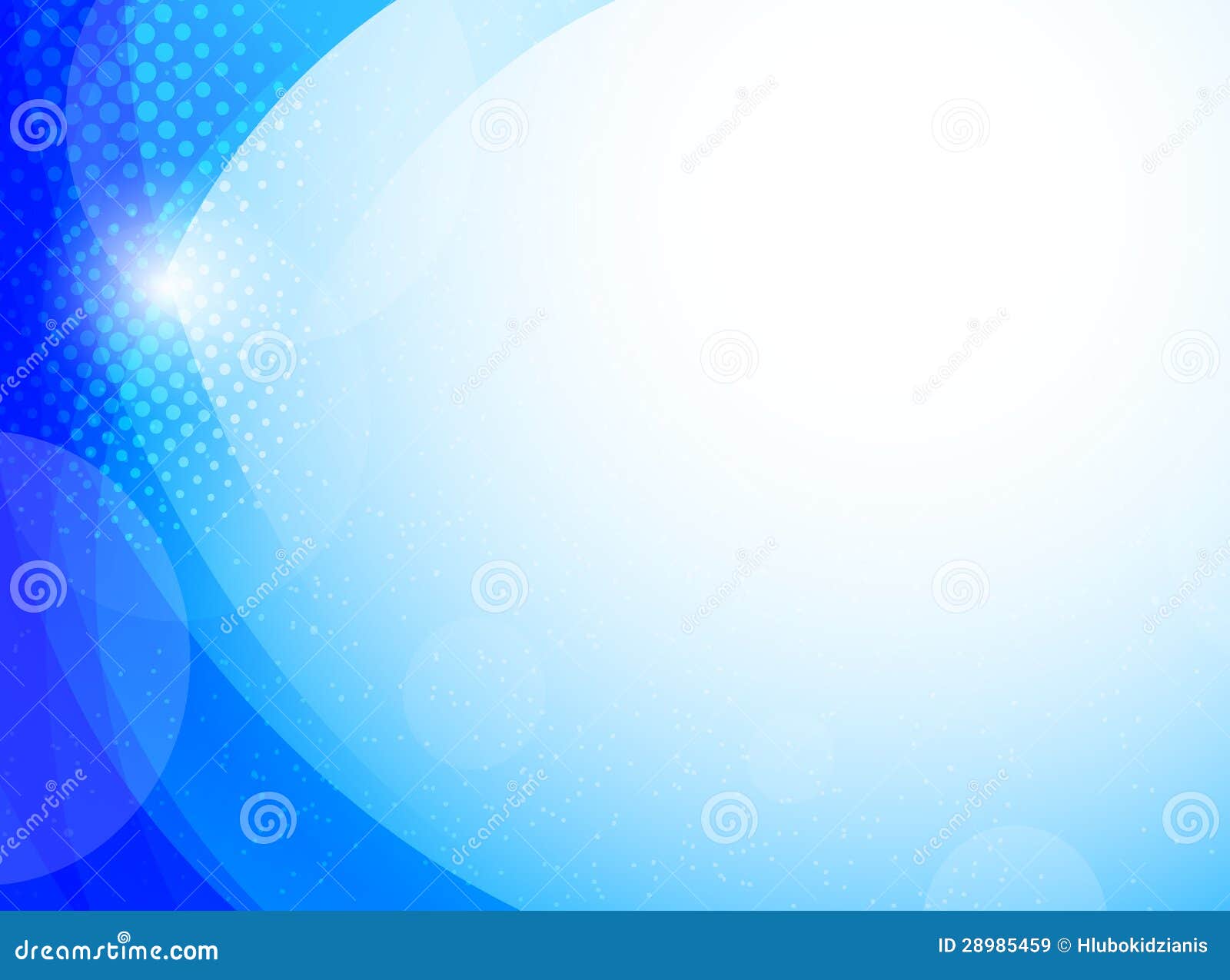 Bright Blue Background. Gradient. Light Waves. Royalty-Free ...