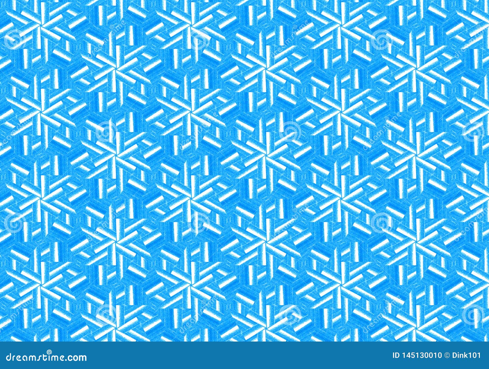 Abstract Bright Blue Repeating Pattern Stock Illustration ...