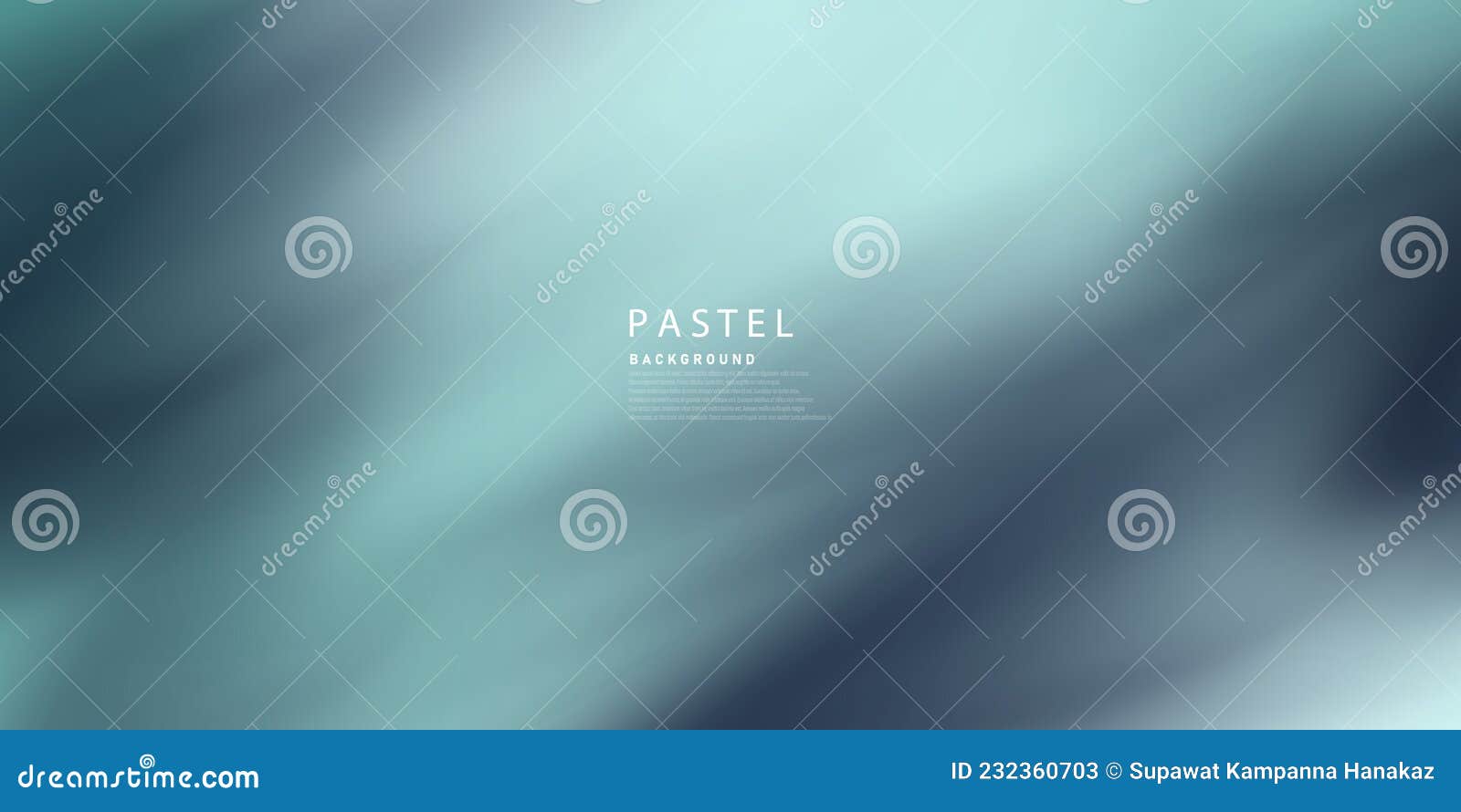 On a Bright Blue Background with a Dull Blue Gradient. Stock Vector ...