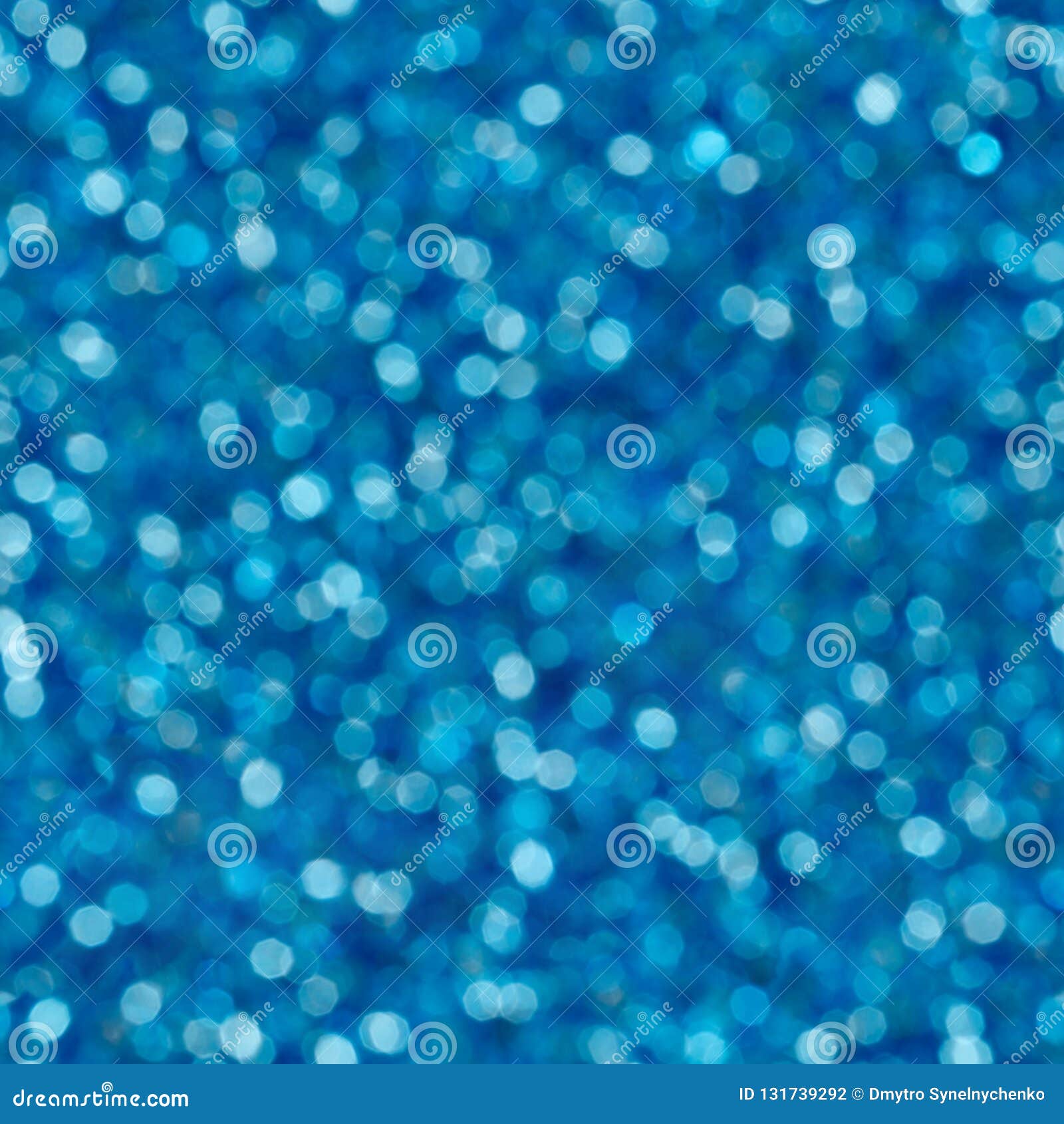 Bright Blue Bokeh Background. Seamless Texture. Tile Ready. Stock Photo ...
