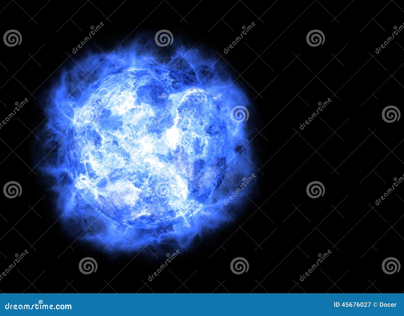 Bright Blue Comet on a Dark Backgrounds Stock Image - Image of blue ...