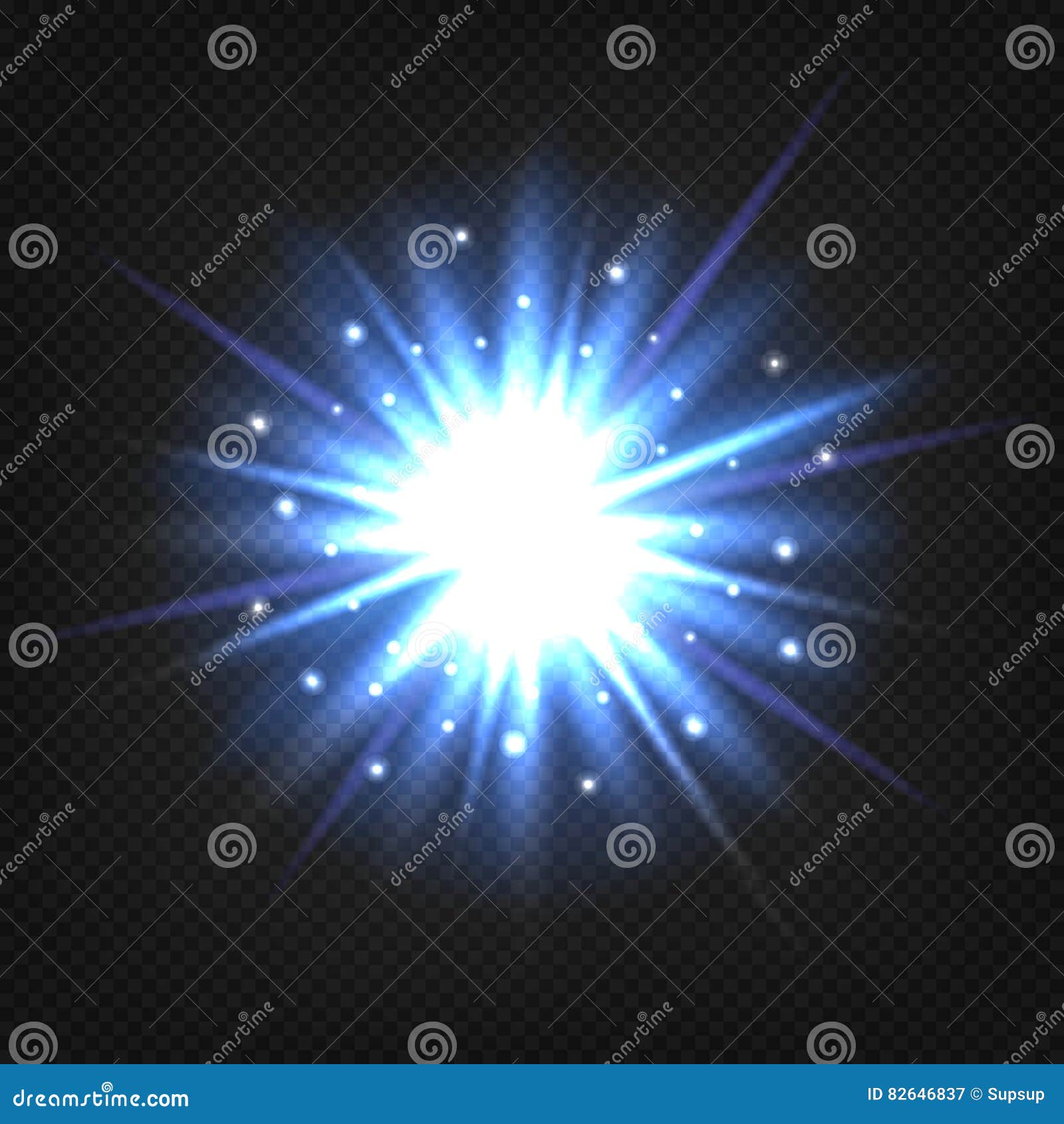 Bright blue explosion stock vector. Illustration of explode - 82646837