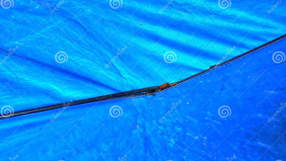 Bright Blue Fabric Surface Texture, Bright Blue Fabric Texture ...