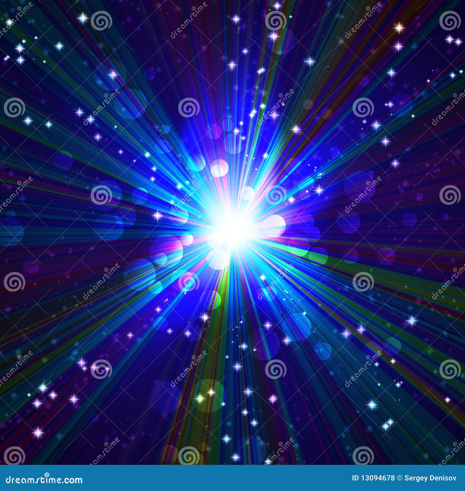 Bright blue flash stock illustration. Illustration of bright - 13094678