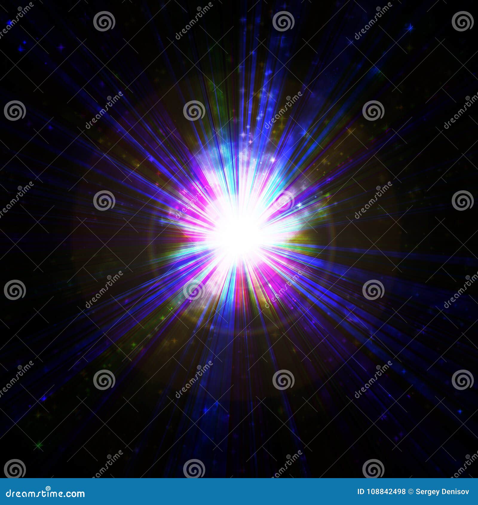 Bright blue flash stock illustration. Illustration of backdrop - 108842498