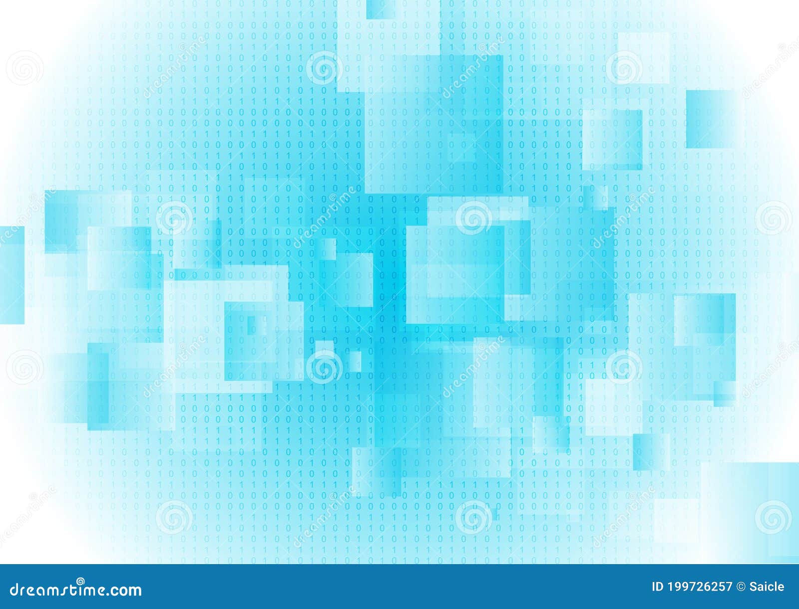 Bright Blue Glossy Squares Abstract Background Stock Vector ...