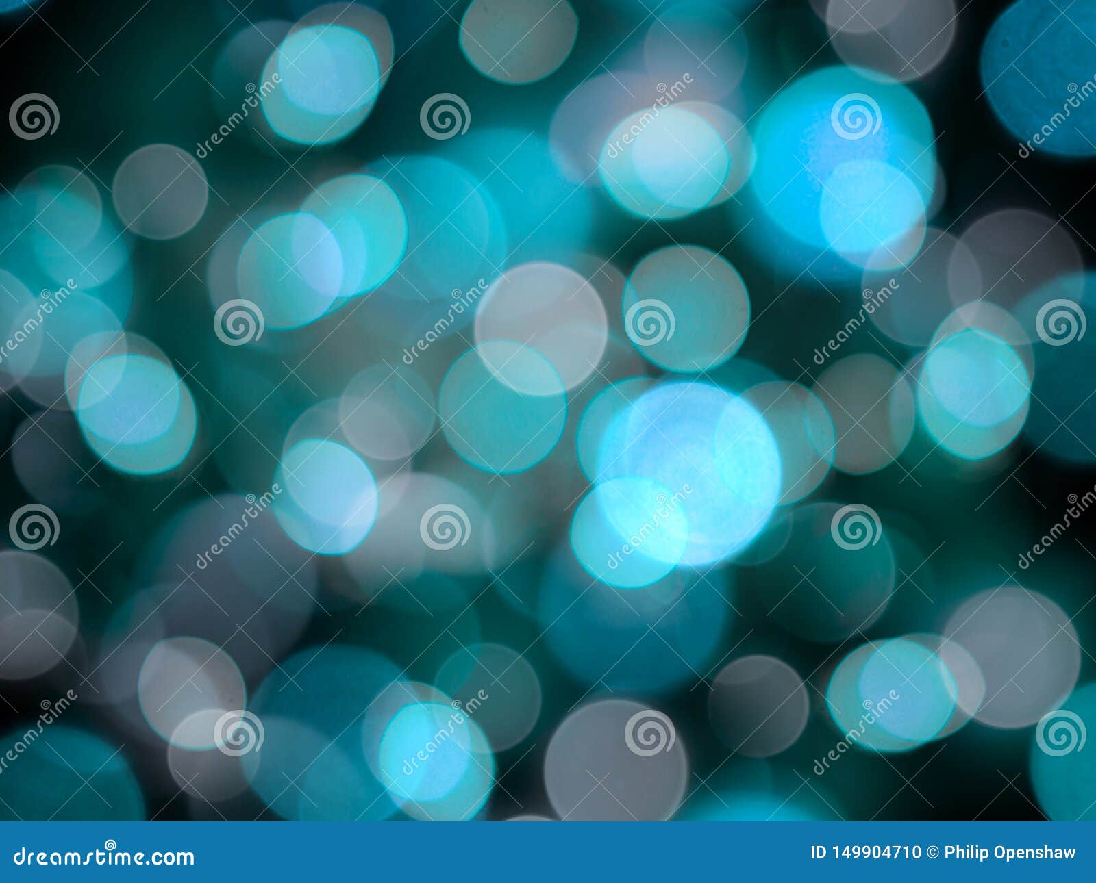 Bright Blue Glowing Blurred Round Blue Lights Vibrant Background Stock ...