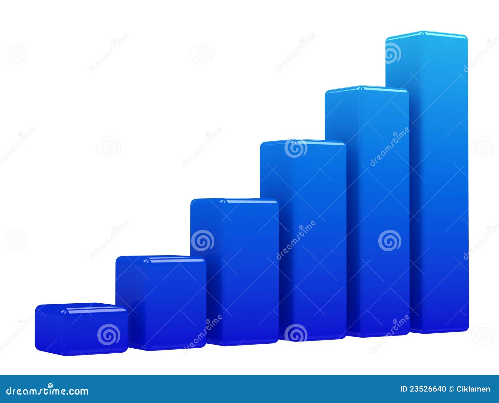 Blue Bar Graph With Red Arrow Royalty-Free Stock Photography ...