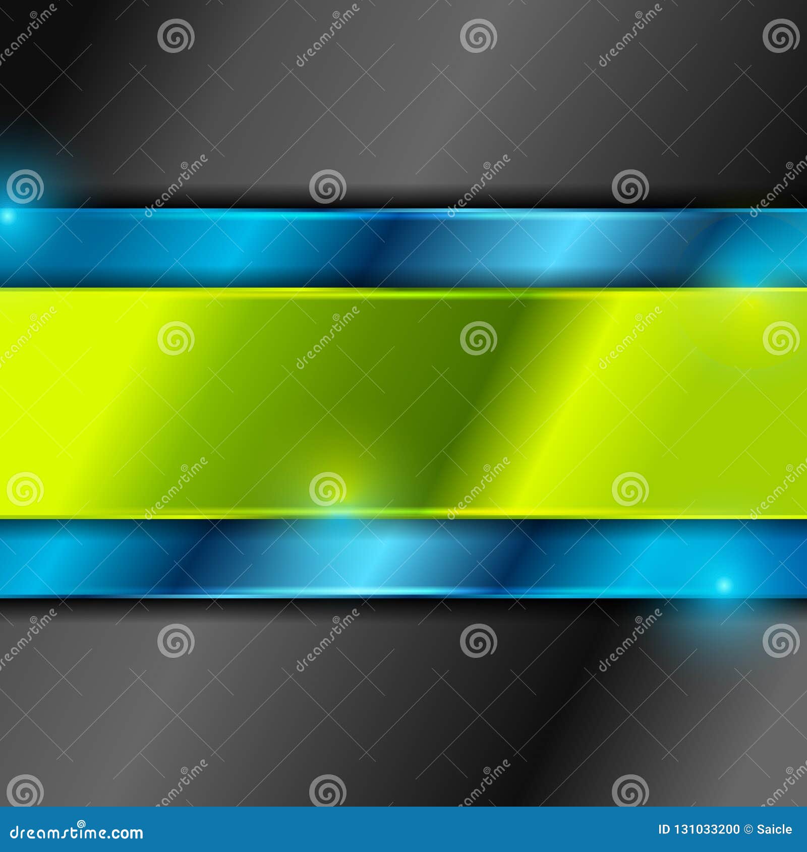 Bright Blue and Green Glossy Plates Background Stock Vector ...