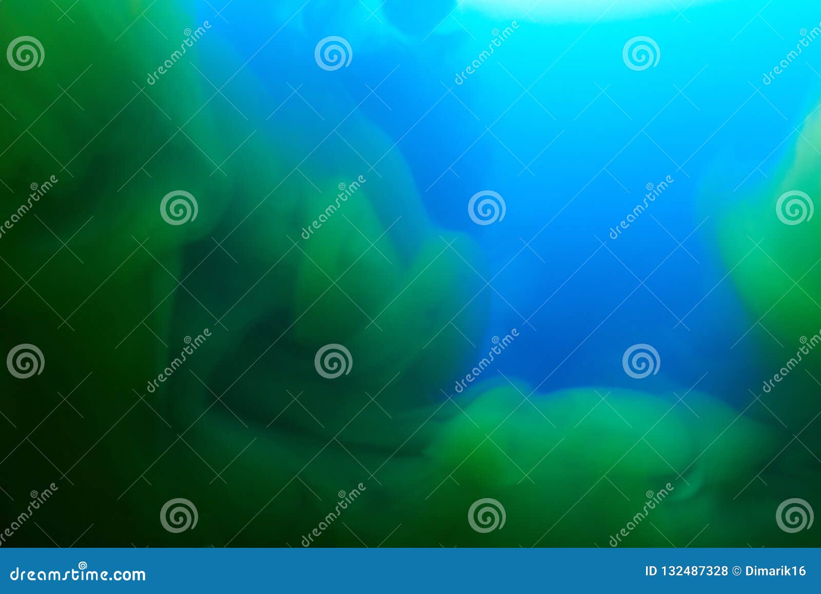Bright Blue and Green Water Cloud Mix Stock Photo - Image of flow ...