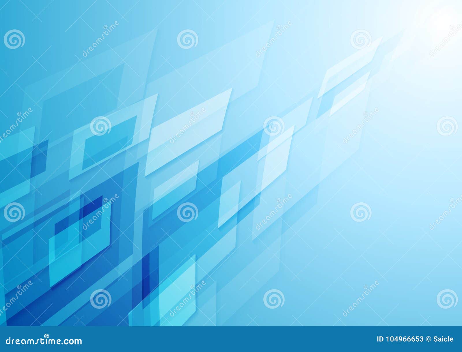 Bright Blue Hi-tech Abstract Background Stock Vector - Illustration of ...