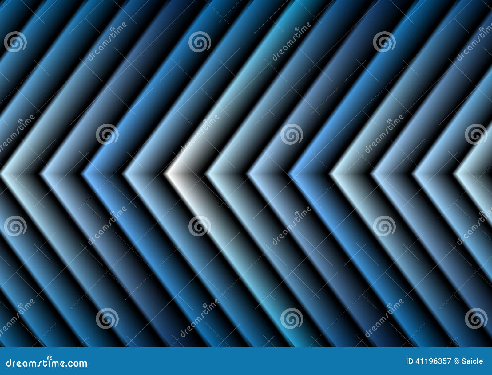 Bright Blue Hi-tech Arrows Design Stock Vector - Illustration of ...