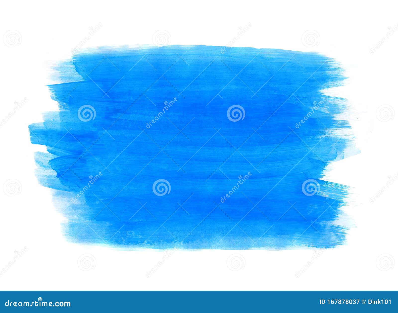 Bright Blue Paint Texture on White Background for Design Stock ...