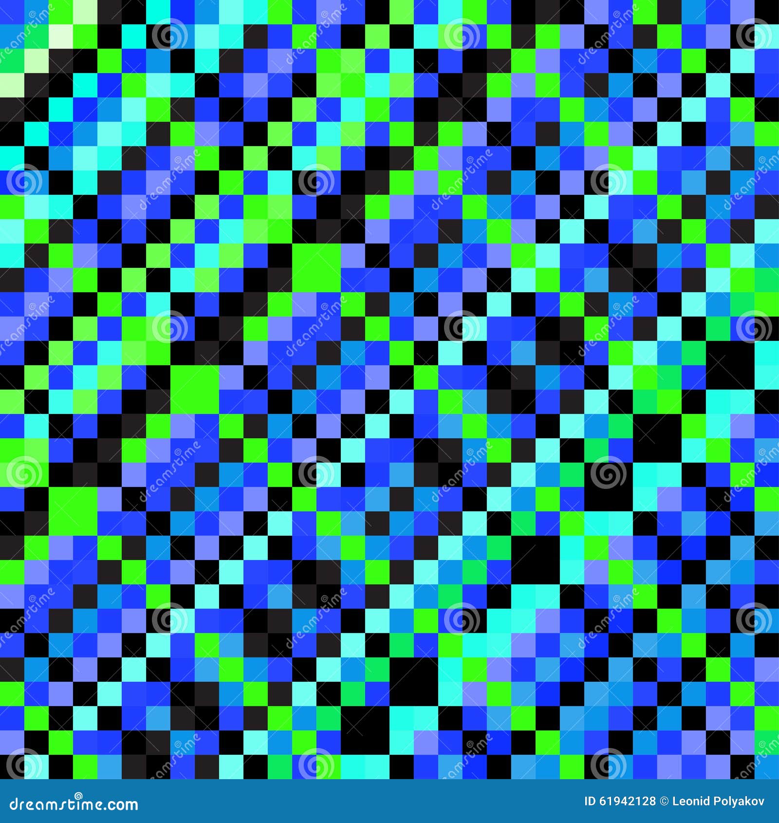 Bright Blue Pixel Background Vector Illustration Stock Vector ...