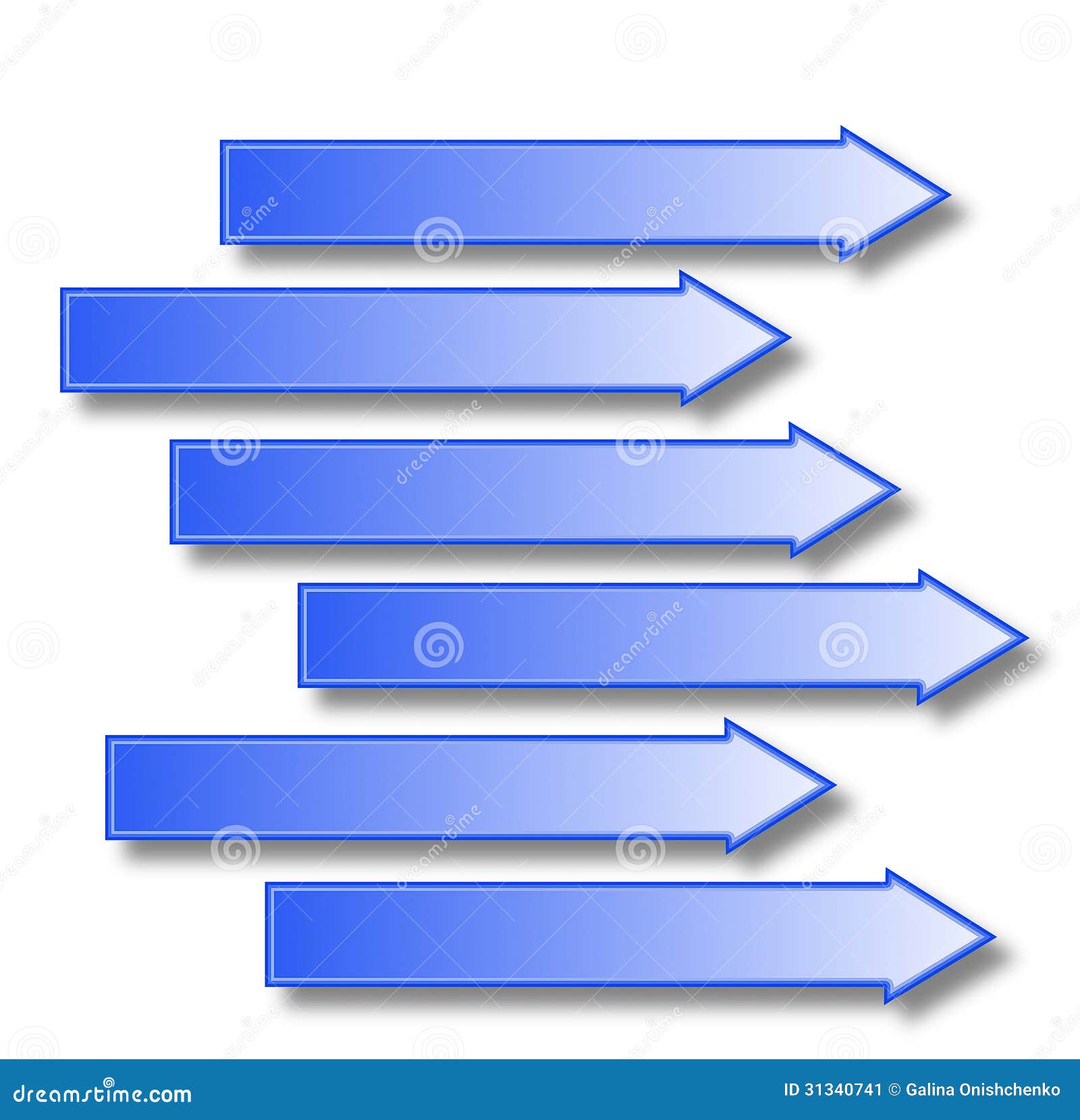 Bright blue pointers stock illustration. Illustration of graphic - 31340741