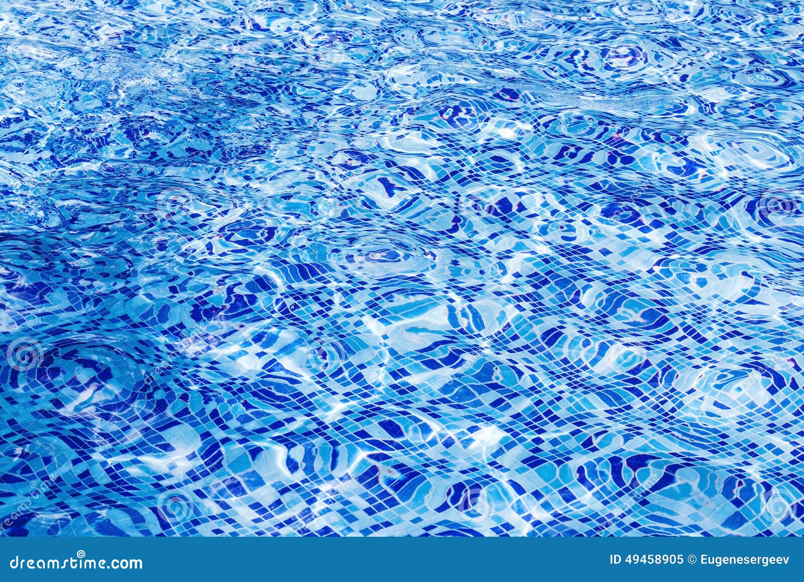 Bright Blue Pool Water Background Texture with Ripple Stock Image ...