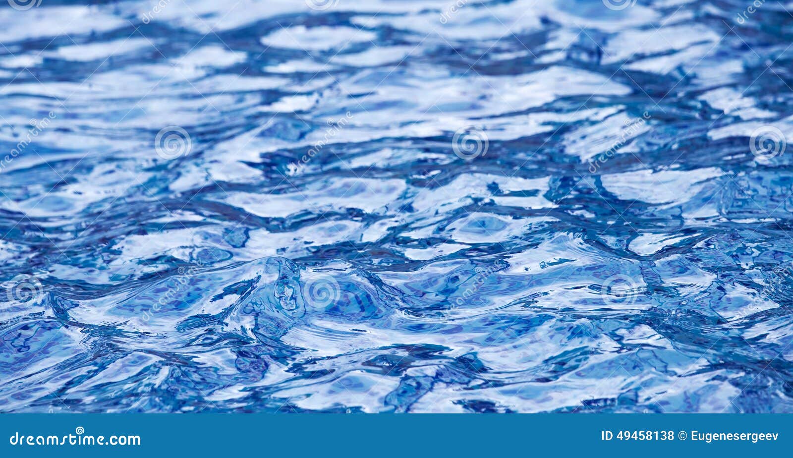 Bright Blue Pool Water Background Texture with Waves Stock Photo ...