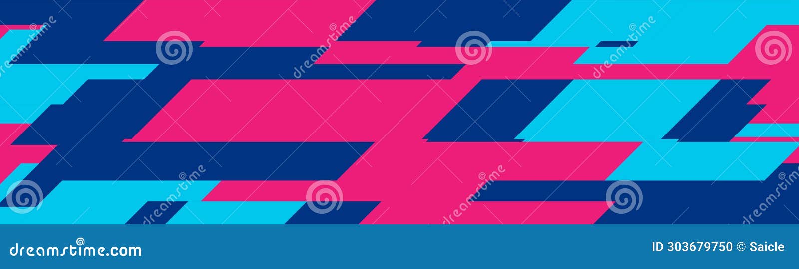 Bright Blue Purple Abstract Minimal Geometry Background Stock Vector ...