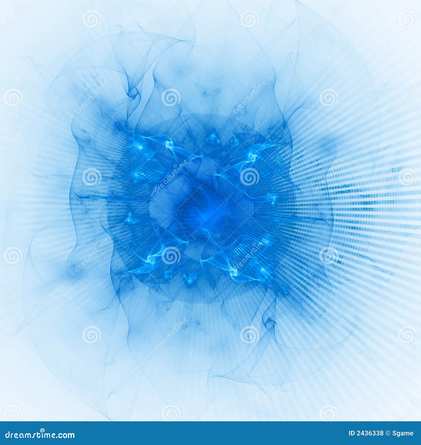 Bright blue rays stock illustration. Illustration of energy - 2436338