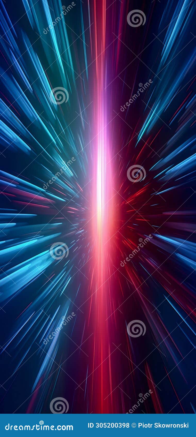 Bright Blue and Red Background with Line Patterns. Generative AI. Stock ...