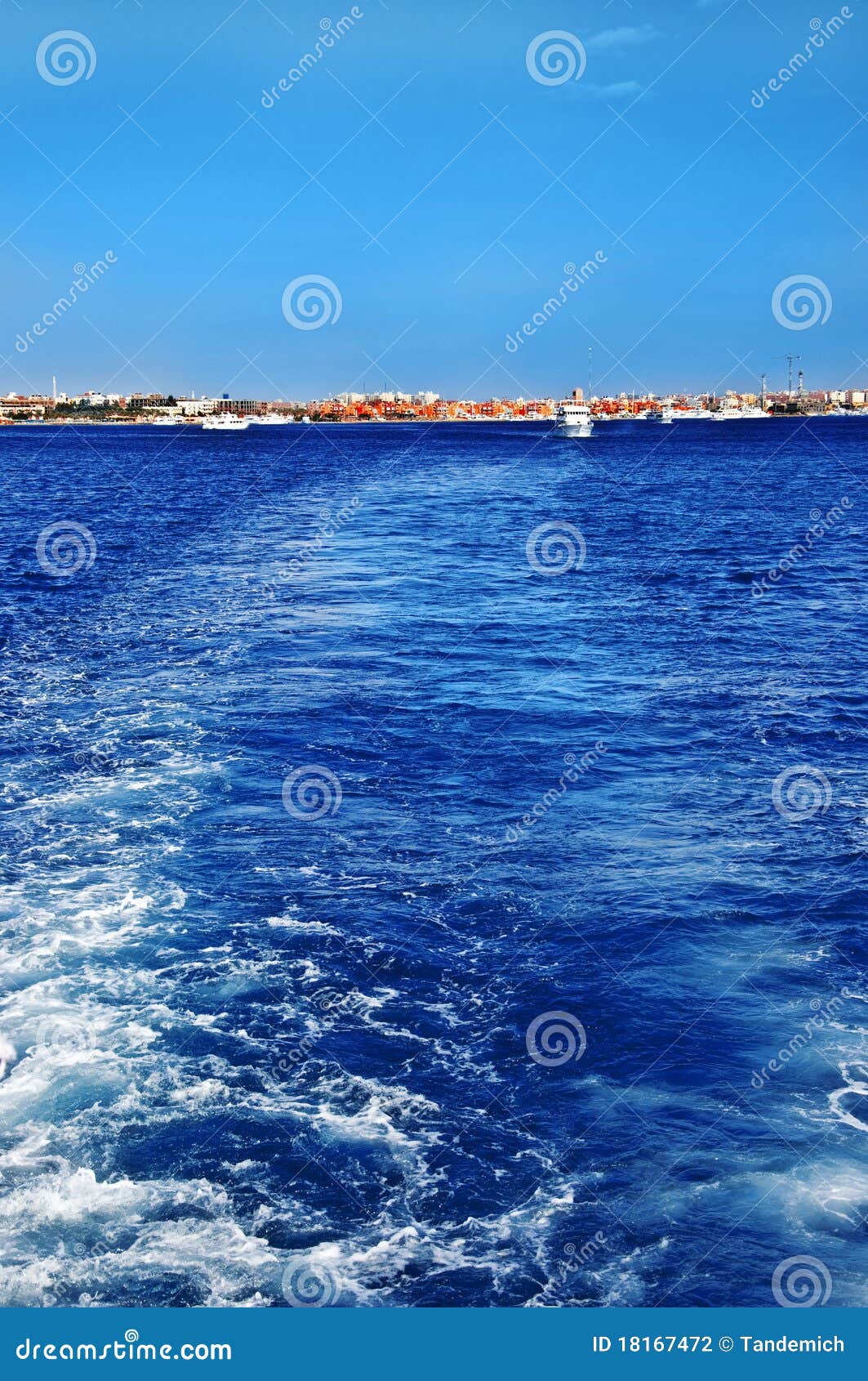 Bright blue sea water, stock photo. Image of heaven, blue - 18167472
