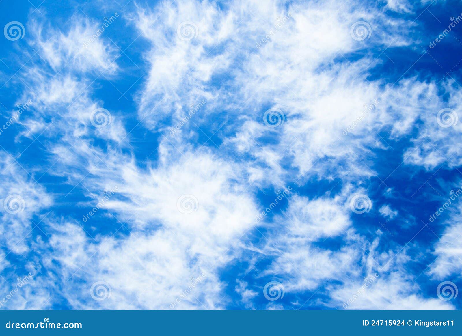 Bright Blue Sky with Clouds Stock Photo - Image of clear, clouds: 24715924