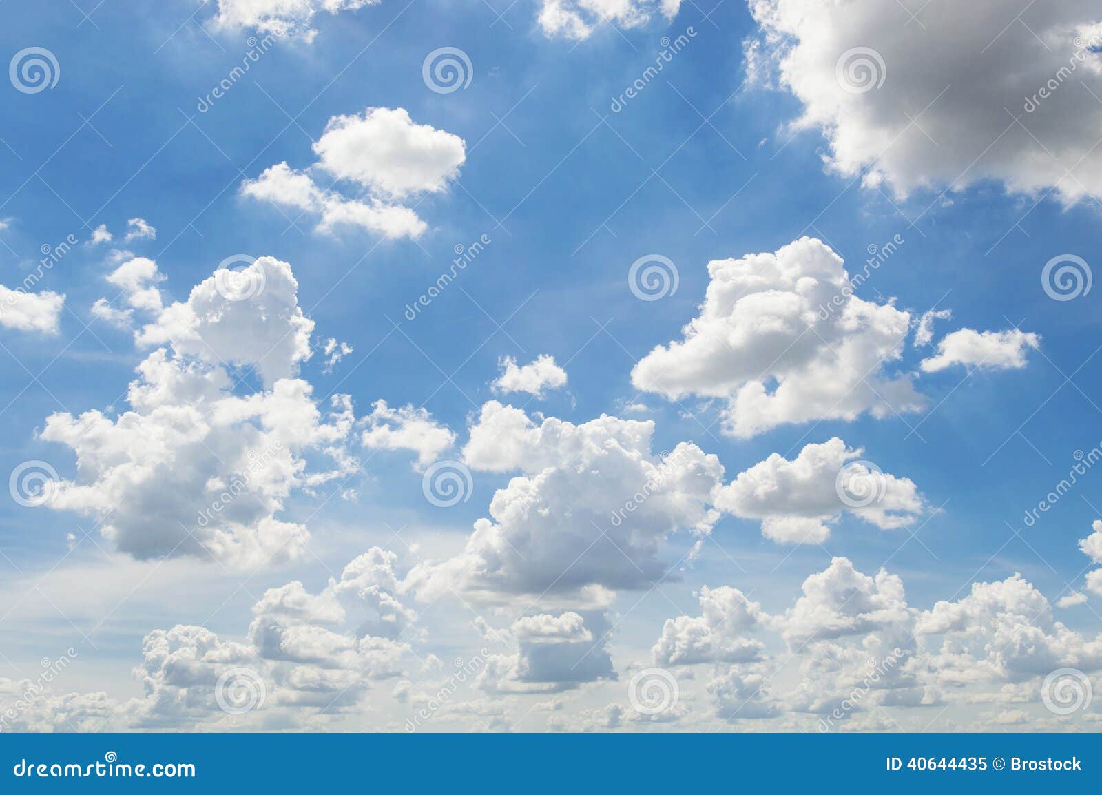 Bright blue sky stock image. Image of backgrounds, overcast - 40644435