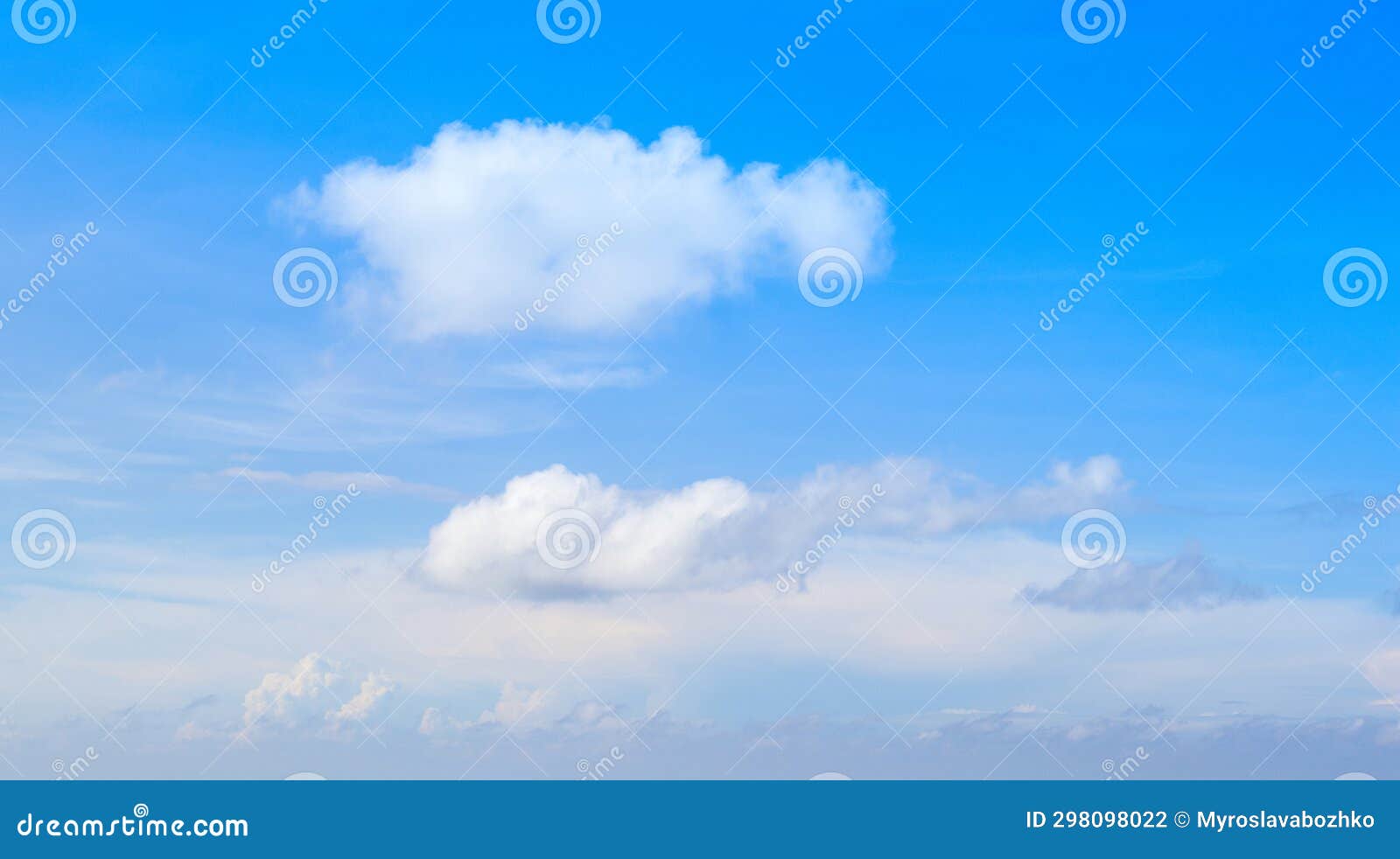 Bright Blue Sky with Clouds Stock Photo - Image of sunshine, beautiful: 298098022