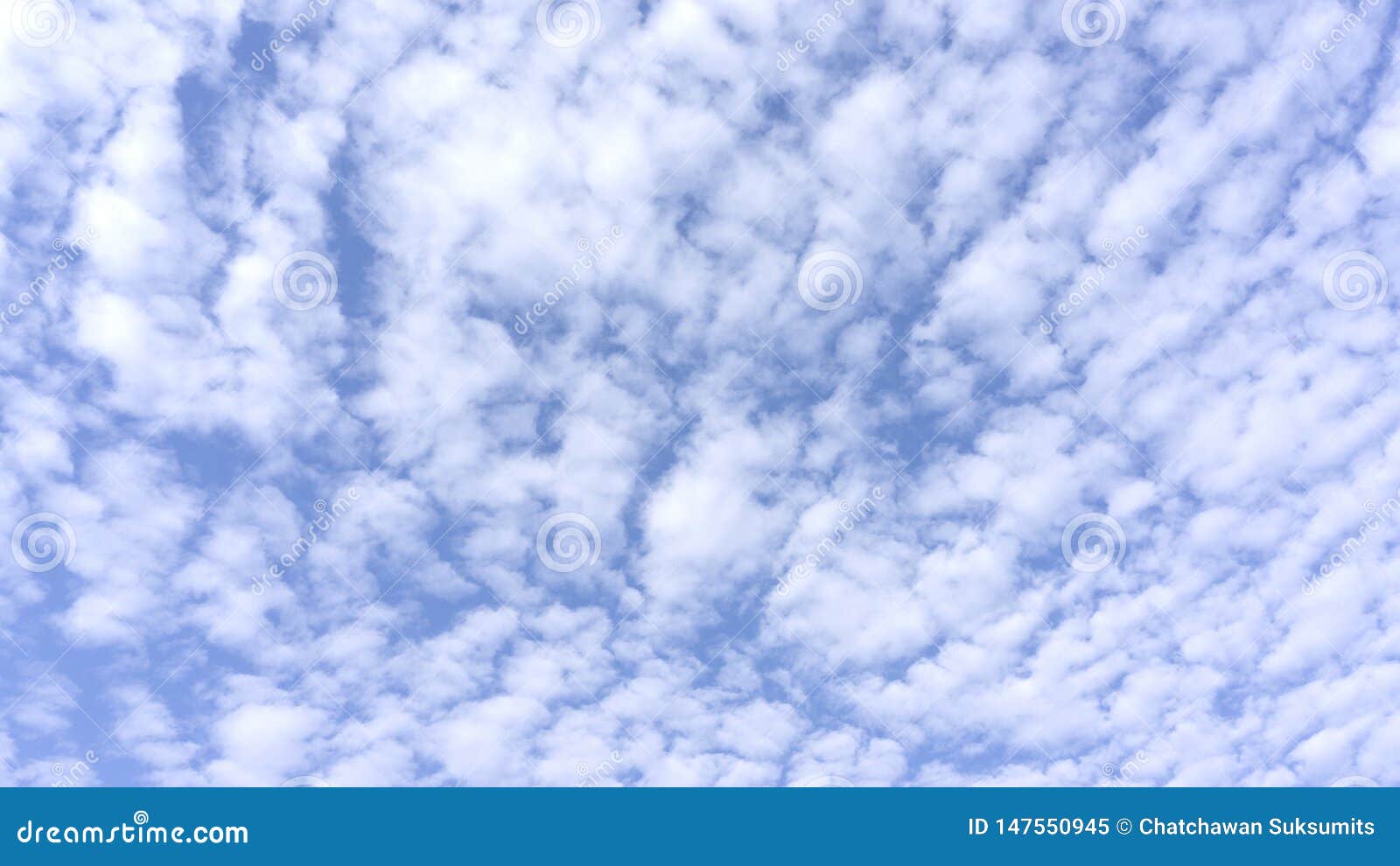 Bright Blue Sky Gradually Cloud on Background. Stock Image - Image of ...