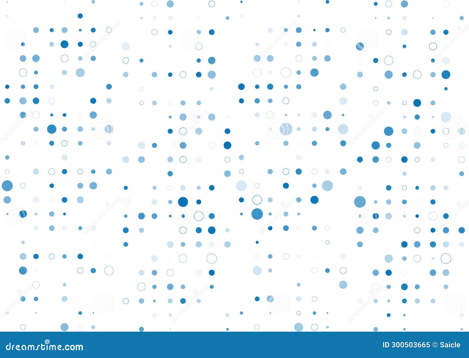 Bright Blue Small Circle Dots Abstract Background Stock Illustration ...