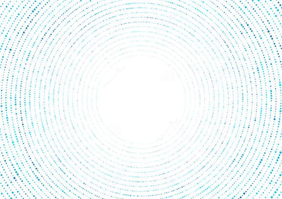 Bright Blue Small Square Dots Abstract Circular Background Stock ...