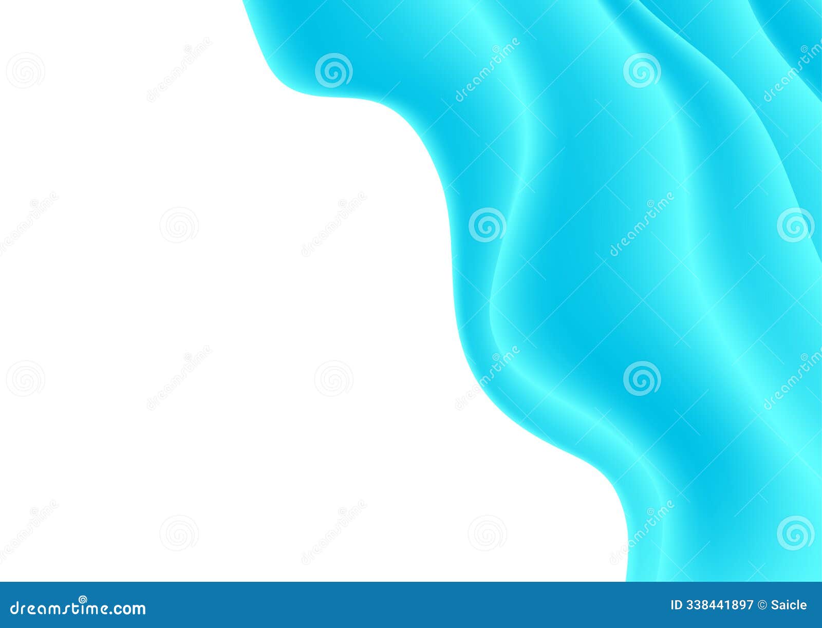 Bright Blue Smooth Blurred Wavy Abstract Elegant Background Stock ...