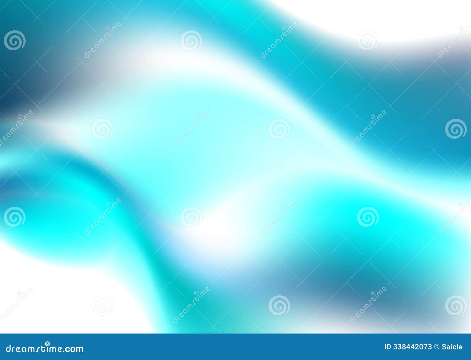 Bright Blue Smooth Blurred Wavy Abstract Elegant Background Stock ...