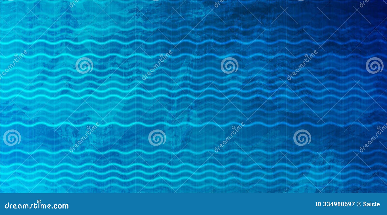 Bright Blue Smooth Zigzag Lines Grunge Abstract Background Stock ...