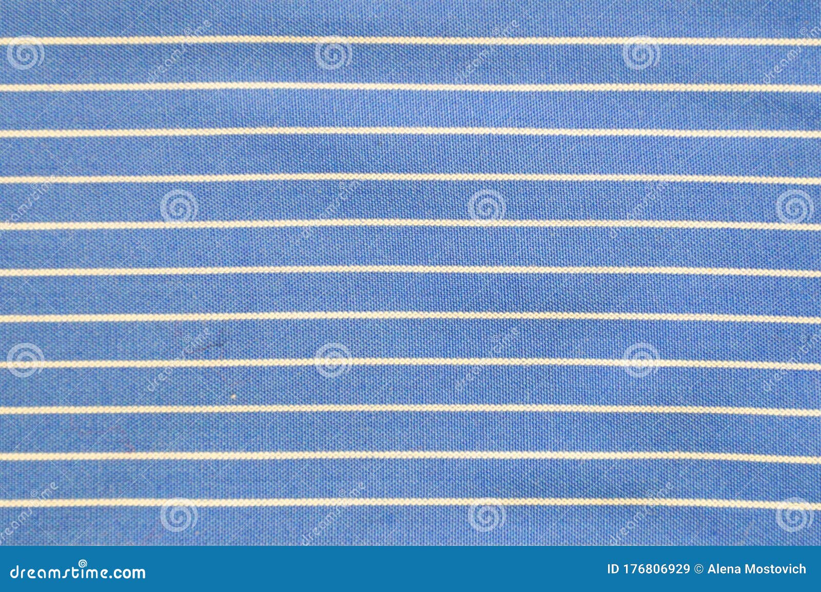 Blue Striped Fabric Texture. Background for the Design. Stock Image ...