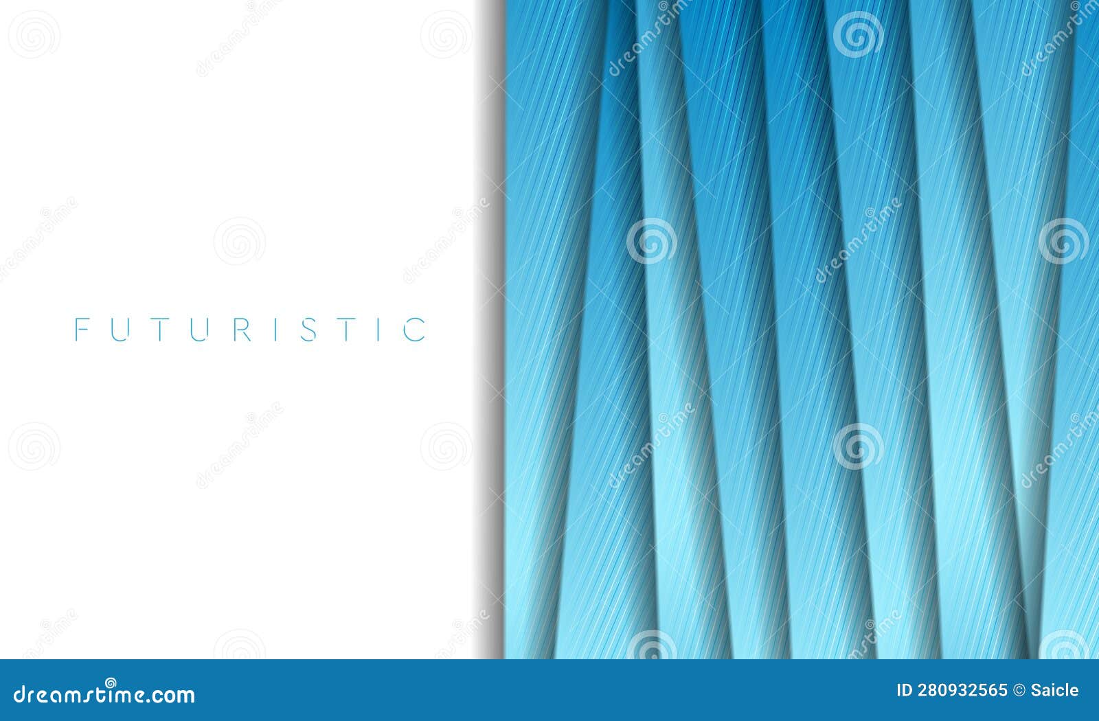 Bright Blue Stripes Abstract Tech Corporate Background Stock Vector ...