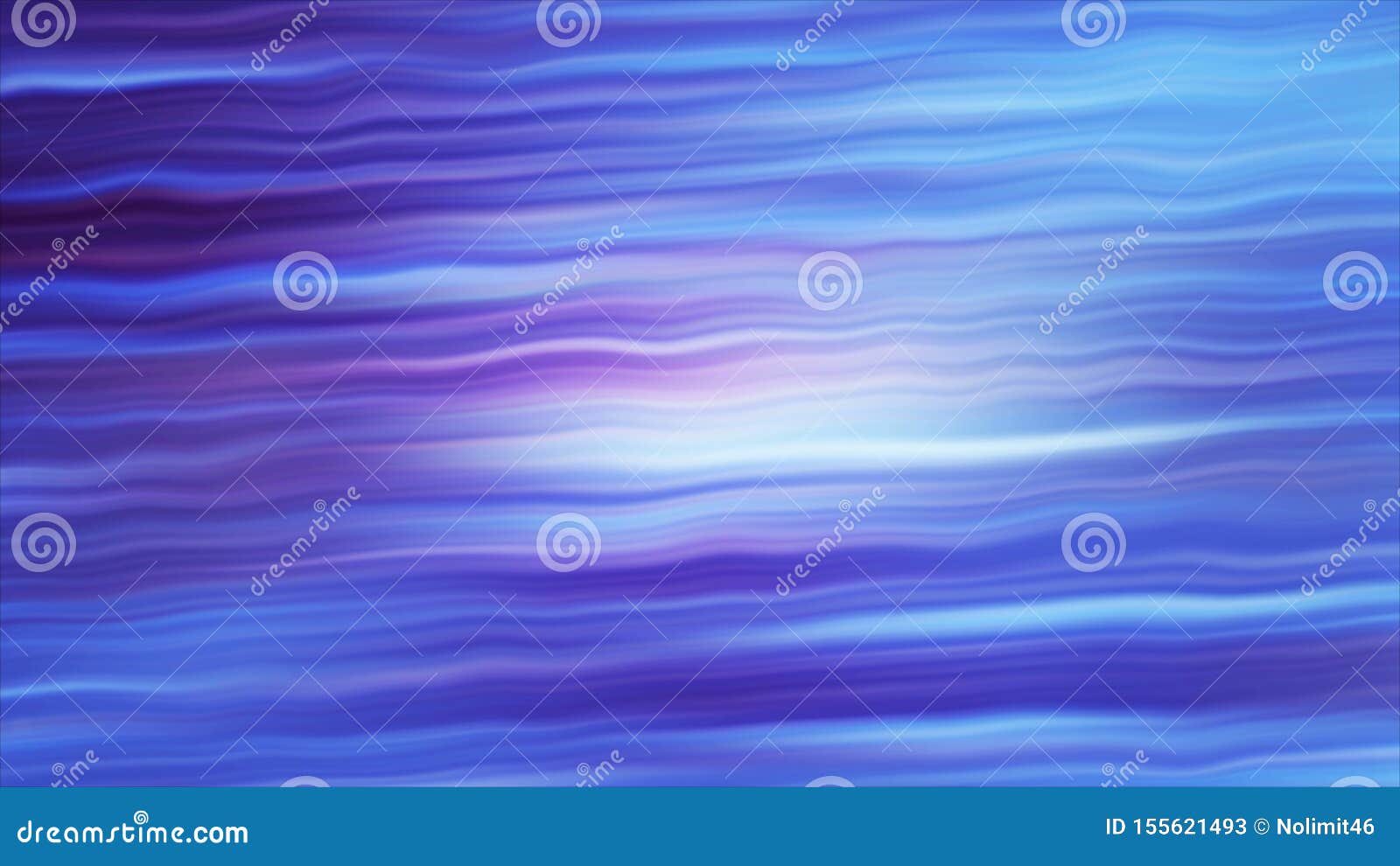 Bright Blue Stripes Like Curatin with Effect of Distorsion, 3d Render ...