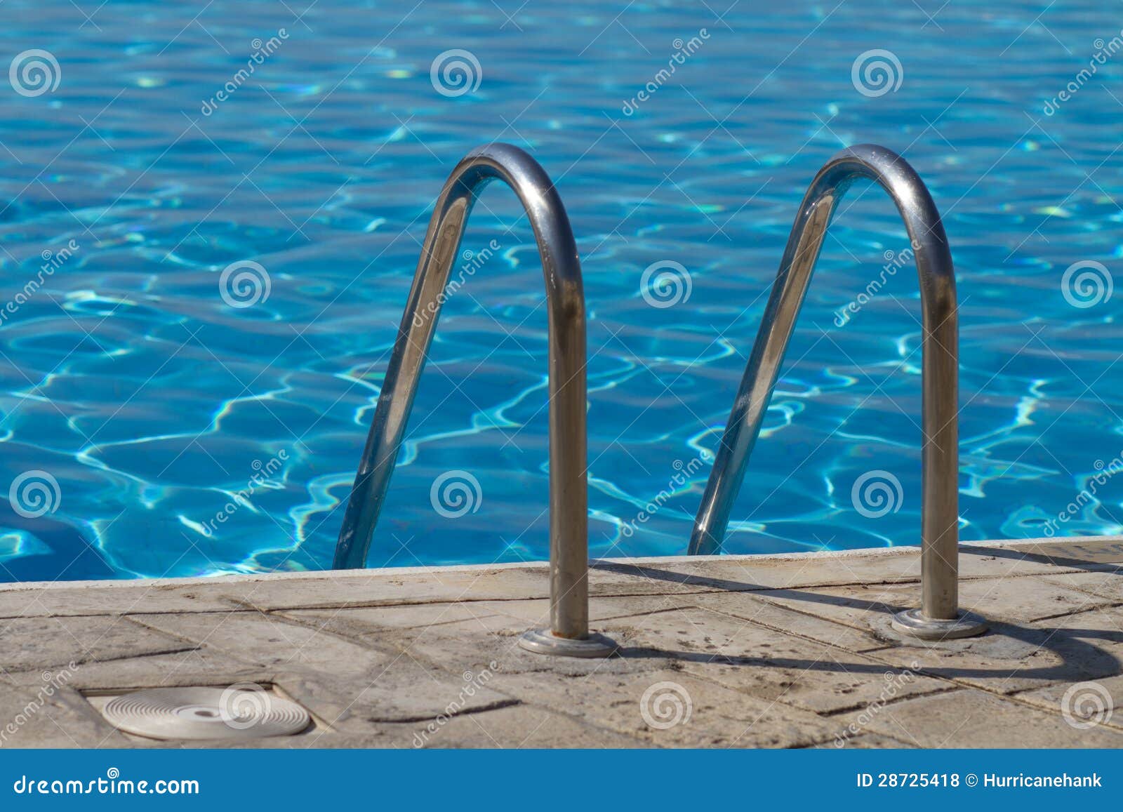 Bright blue swimming pool stock photo. Image of leisure - 28725418