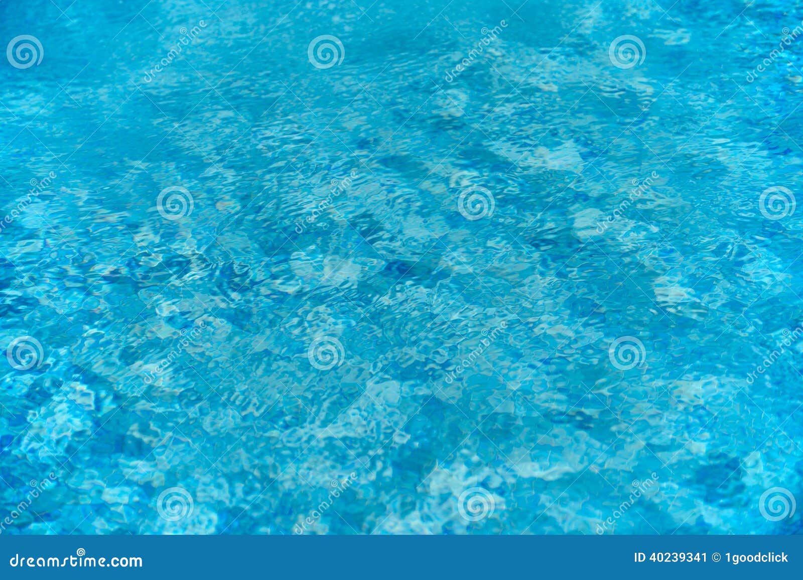 Bright Blue Swimming Pool Water Stock Image - Image of wavy, summer ...