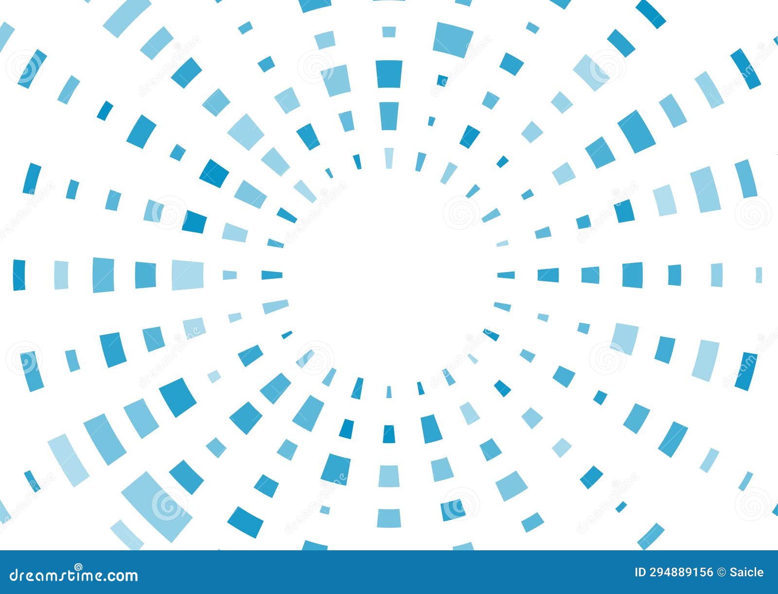 Bright Blue Tech Abstract Circular Minimal Background Stock Vector ...