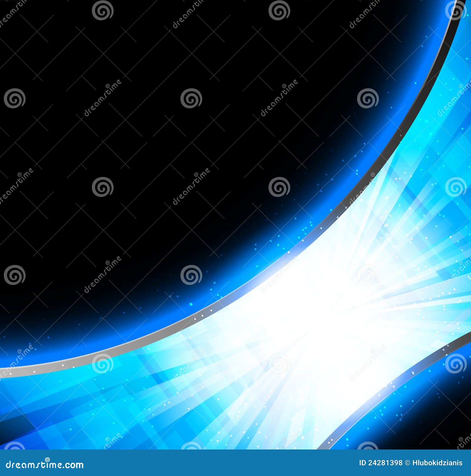 Bright blue tech backround stock illustration. Illustration of ...