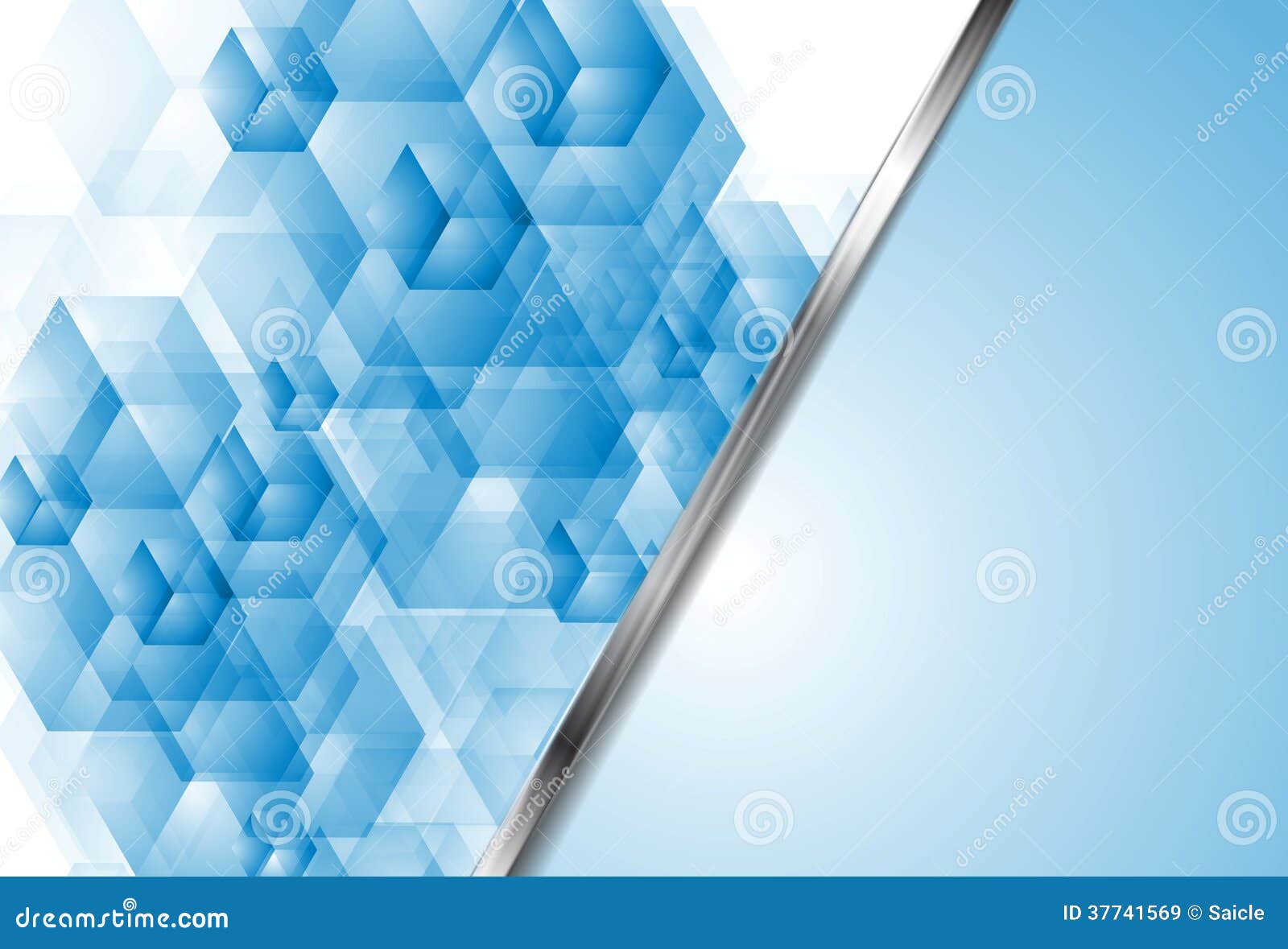 Bright Blue Tech Vector Backdrop Stock Vector - Illustration of drawing ...